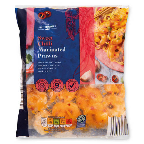 Sweet Chilli Marinated Prawns | ALDI UK